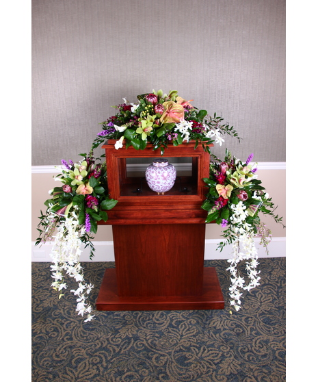 Tropical Arc Tributes - Webster NY Flower Delivery by Kittelberger Florist
